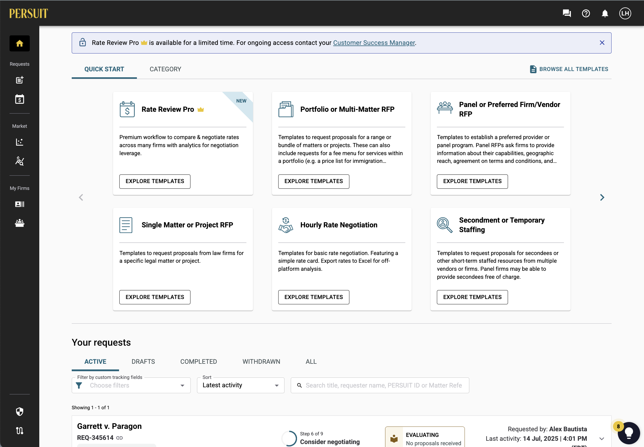 I've received a Welcome email from PERSUIT. How do I activate and set ...