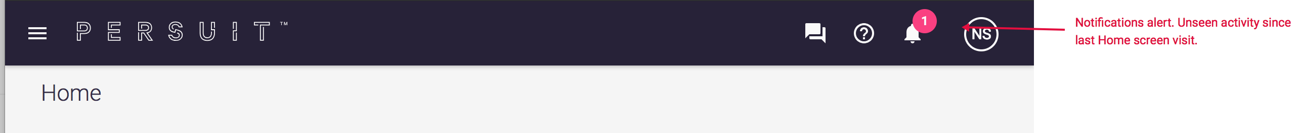 How do I keep track of PERSUIT activity if I am not logged into the app ...