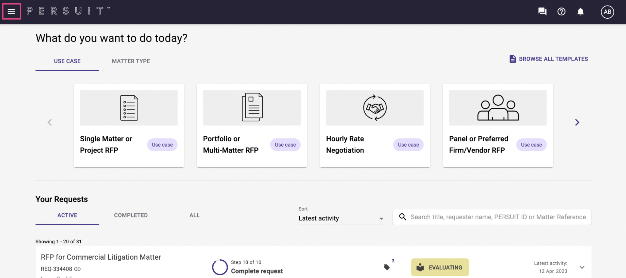 How do I create a request and what are the different stages of drafting ...