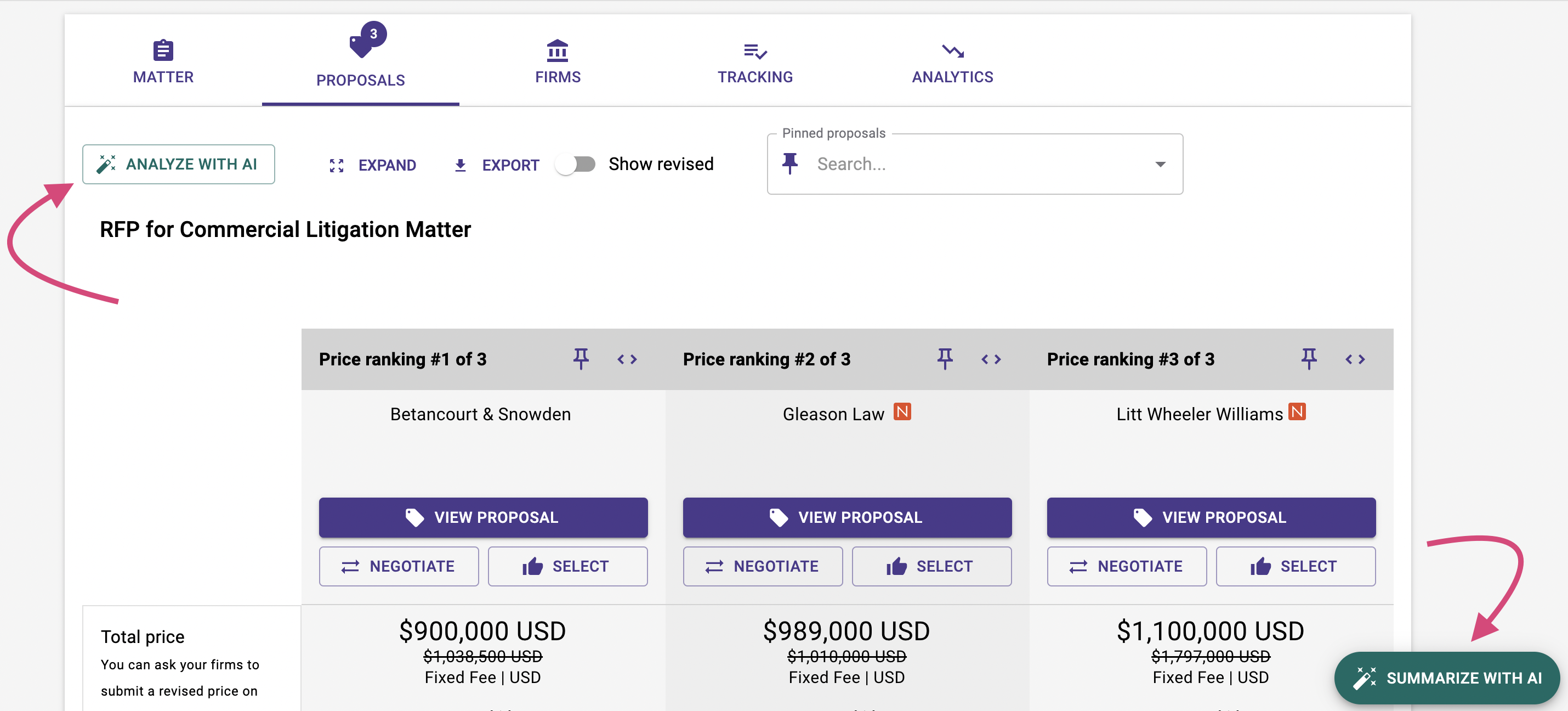 Proposal Analyzer – PERSUIT